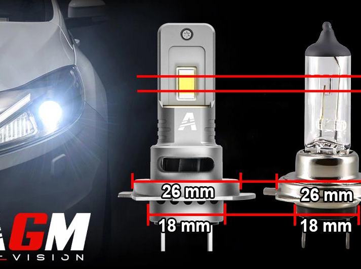 Kit LED-lampen H7 GTR PRO 1.1 70W - Geventileerd - Auto