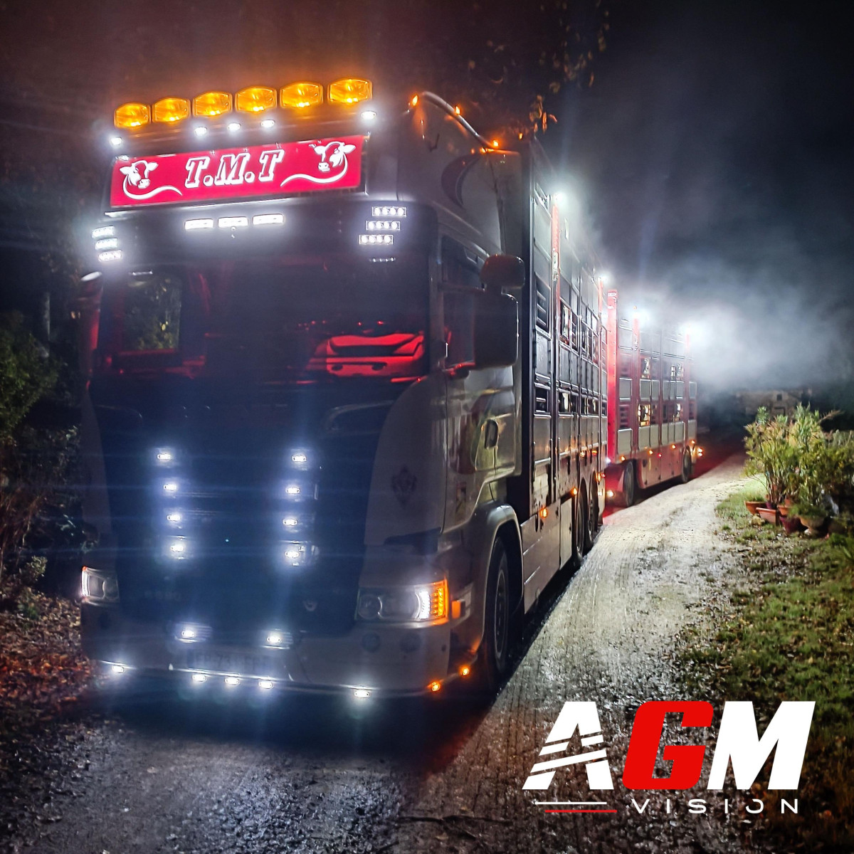 20 cm LED side light - 42 W - Truck, motorhome & pick-up