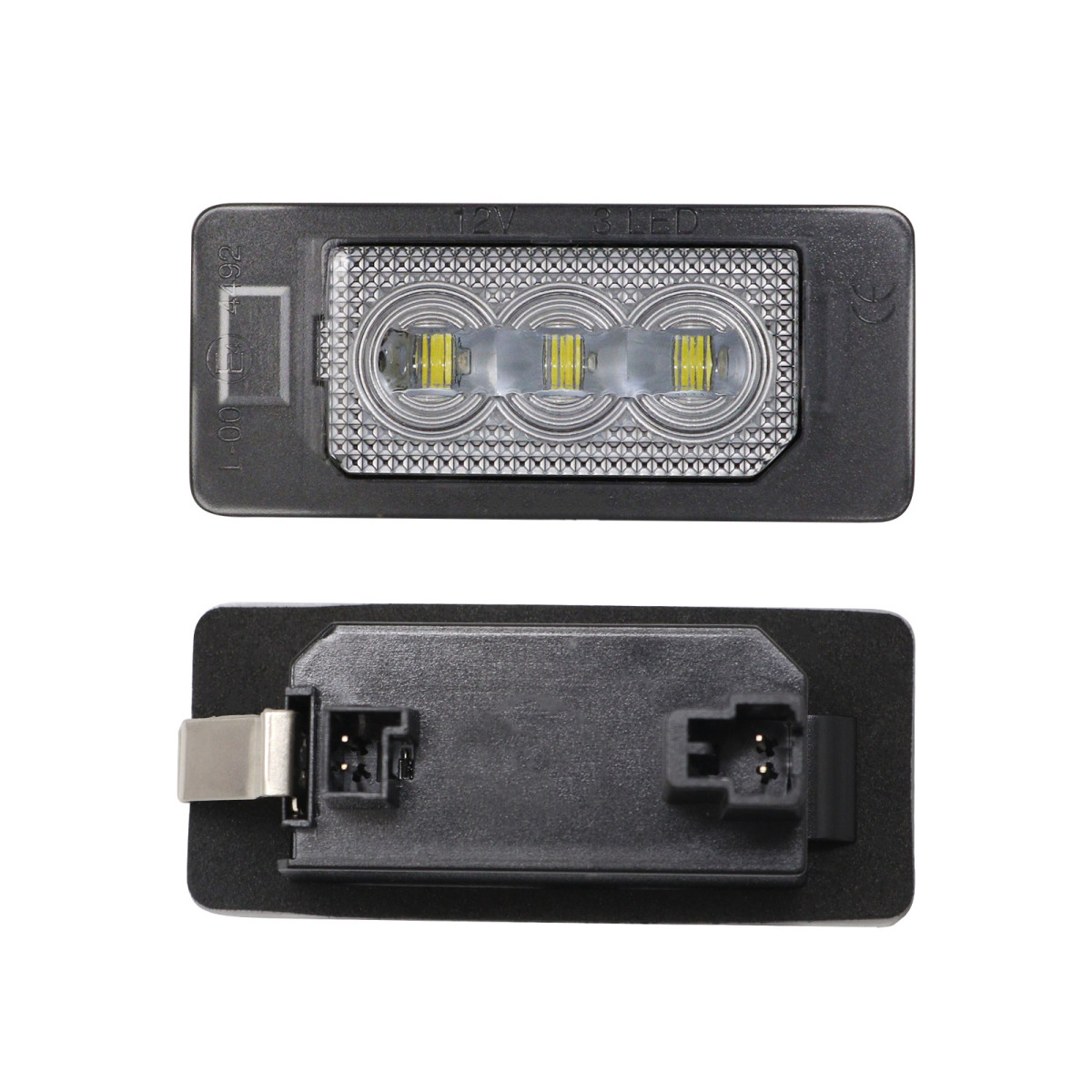 Kit 2 LED License Plate Lighting Modules Skoda Type 2