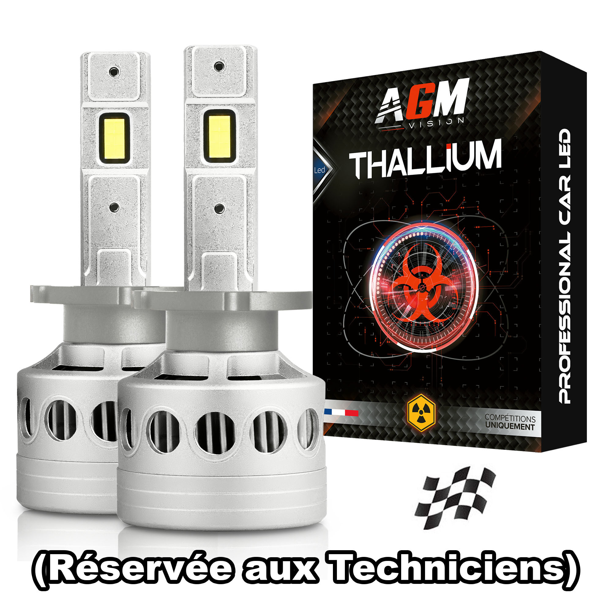 Kit Ampoules LED D8S THALLIUM CONVERSION XENON EXTREME, 170 WATTS, 32 ...