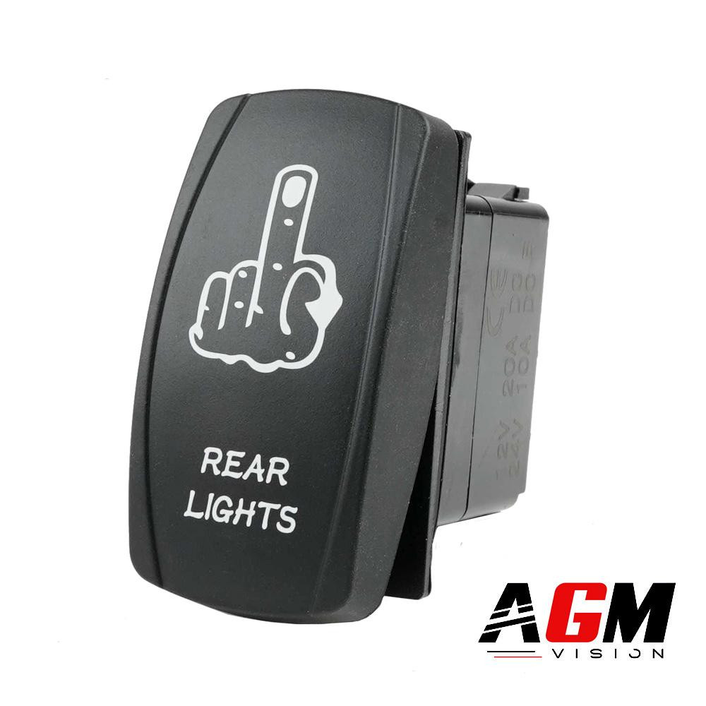 Middle Finger Switch Button LED (With Lighting)