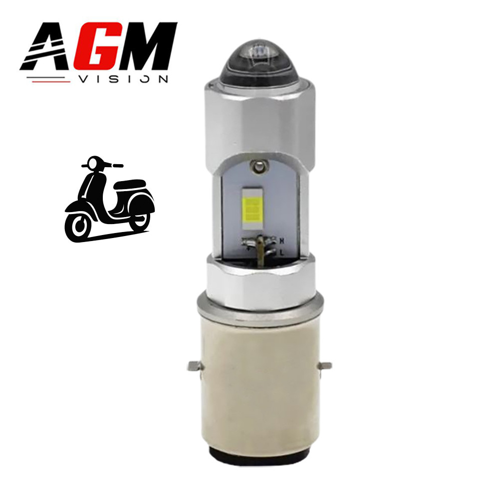 LED-lamp BA20D Dual Tech specifiek AC-DC - Wit 6000K