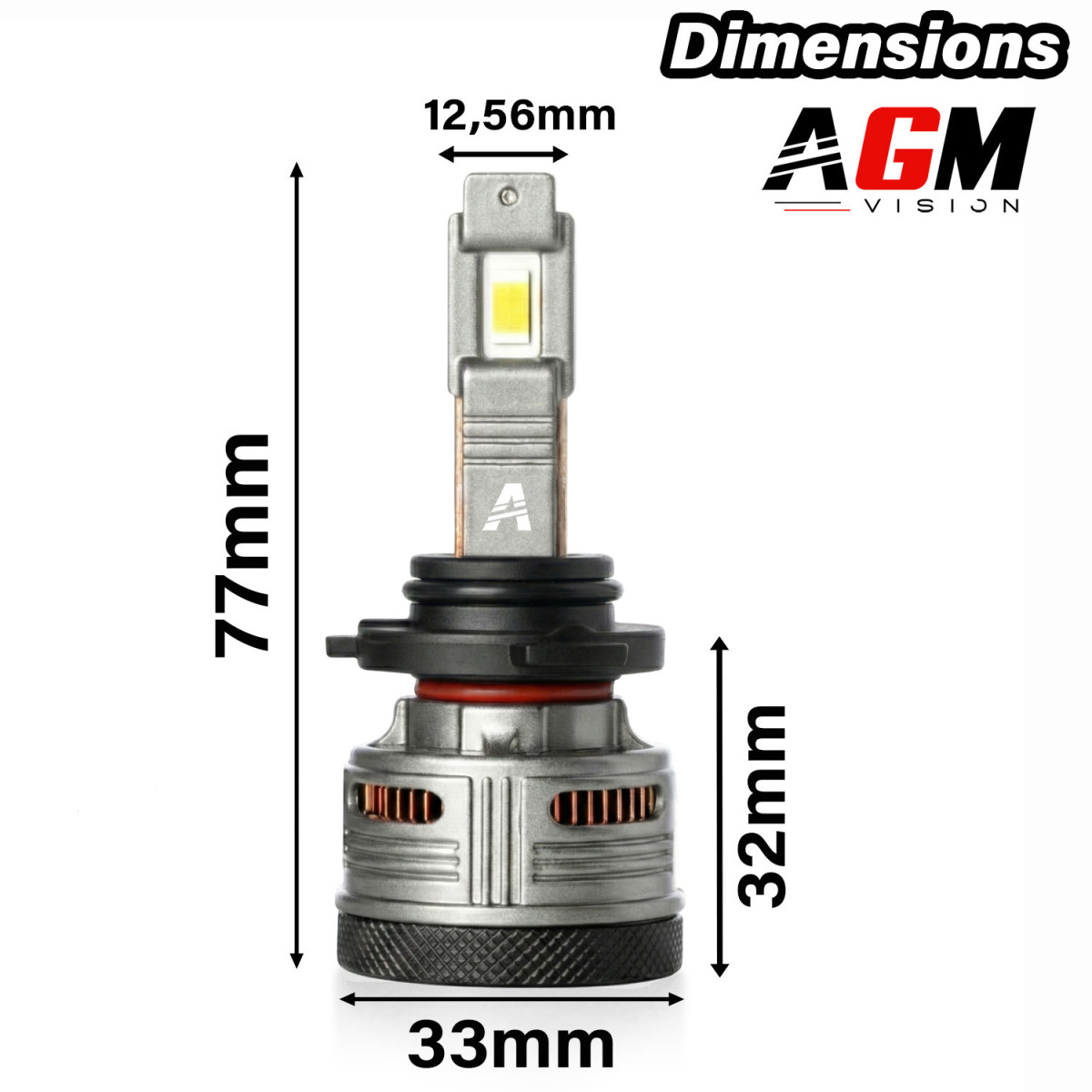 HB4 LED bulb kit - 9006 Millenium 3 Ultra Can-bus V2 - Car